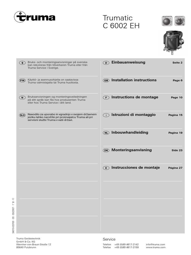 794085-Trumatic C 6002 Eh | PDF