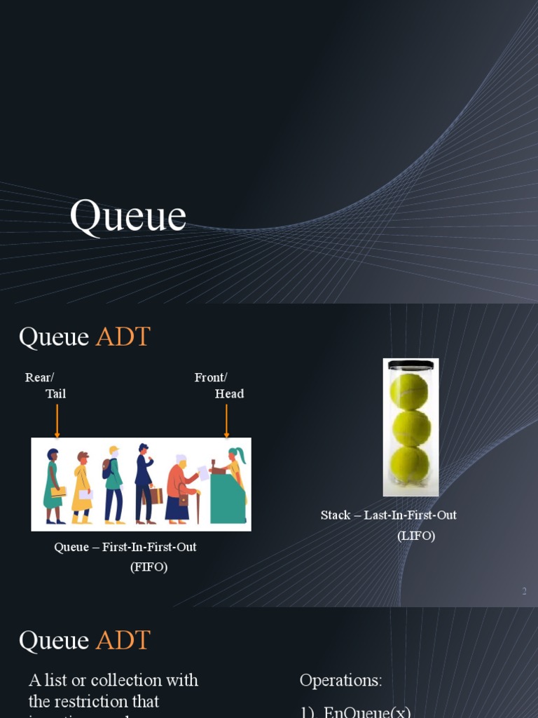 Understanding Queue ADT Operations | PDF