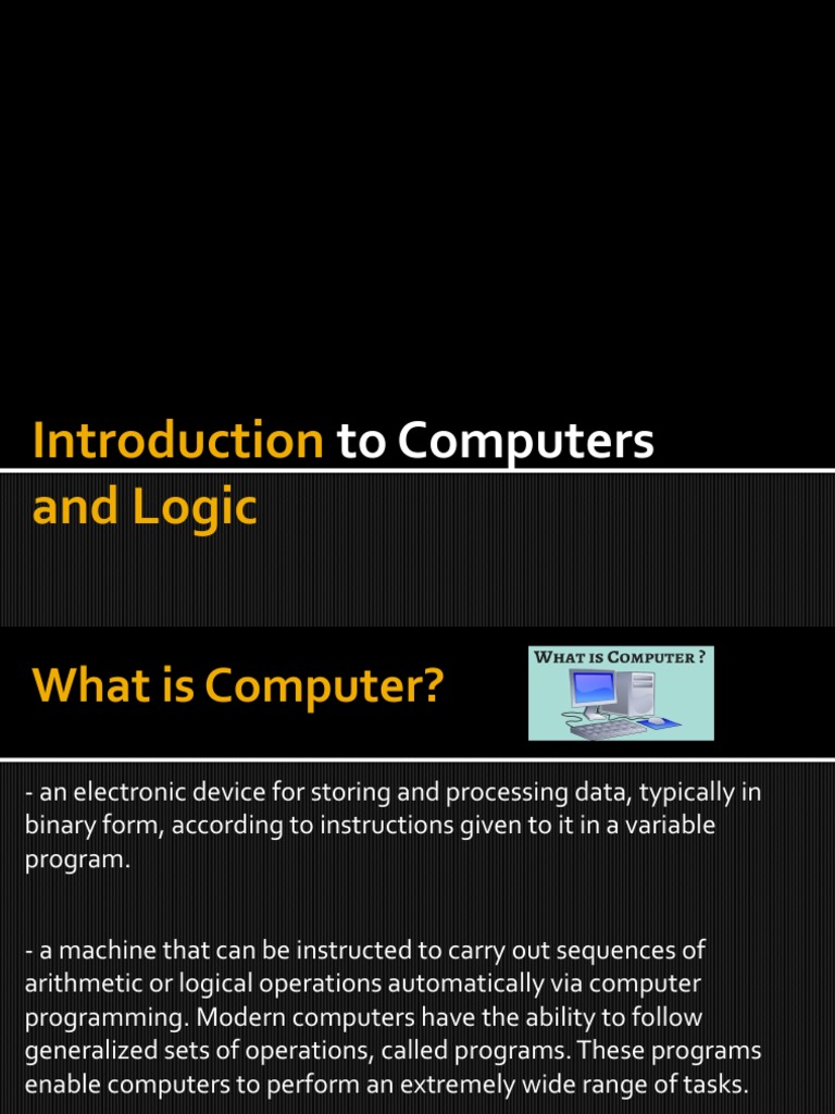 Introduction To Computers | PDF