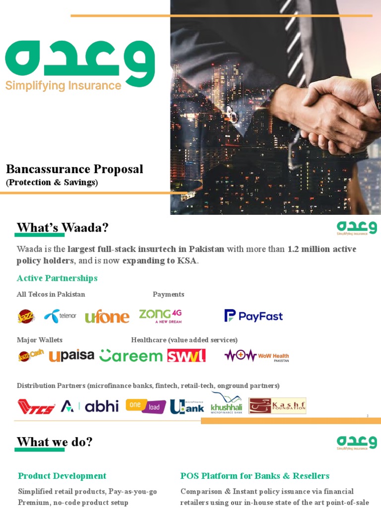 Bancassurance Expansion Proposal | PDF | Insurance | Underwriting