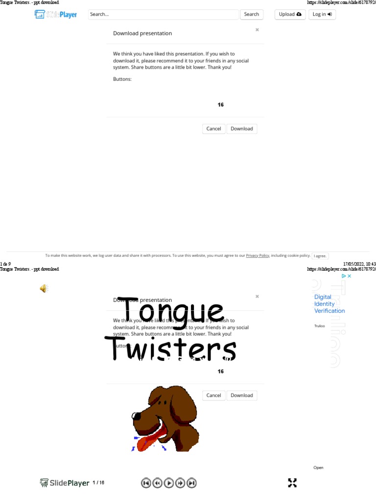Fun Tongue Twisters for Practice | PDF | Http Cookie | Information ...