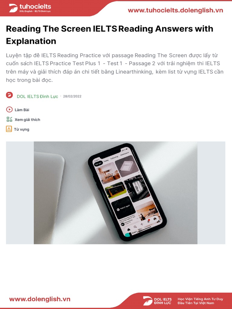 Reading - The - Screen (15-7-2023) | PDF | Career & Growth | Social Science