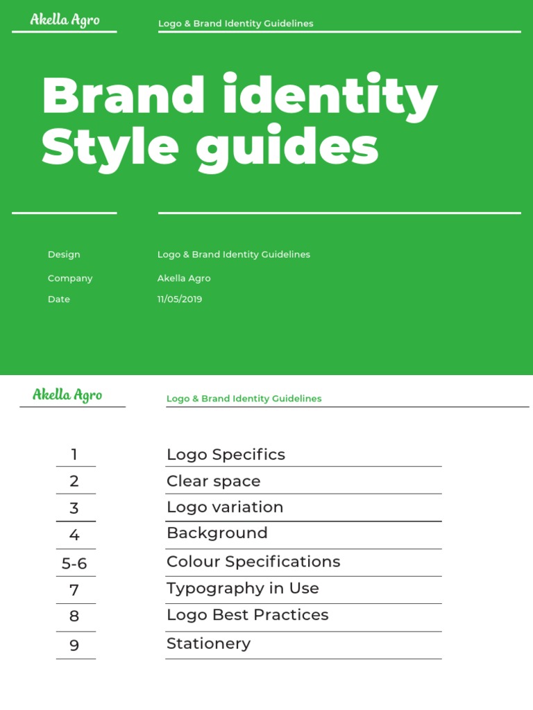 Brand Identity Guidelines Akella Agro | PDF | Logos | Brand Brand Identity Guidelines Akella Agro | PDF | Logos | Brand