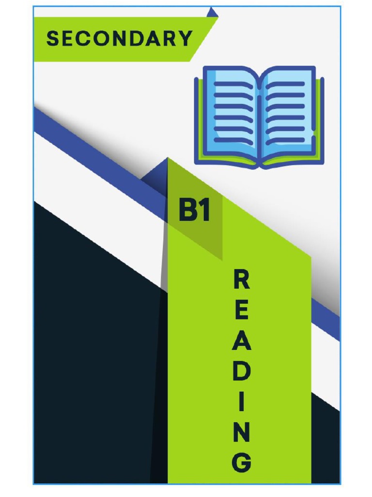 Reading Activities - Secondary B1 Level | PDF