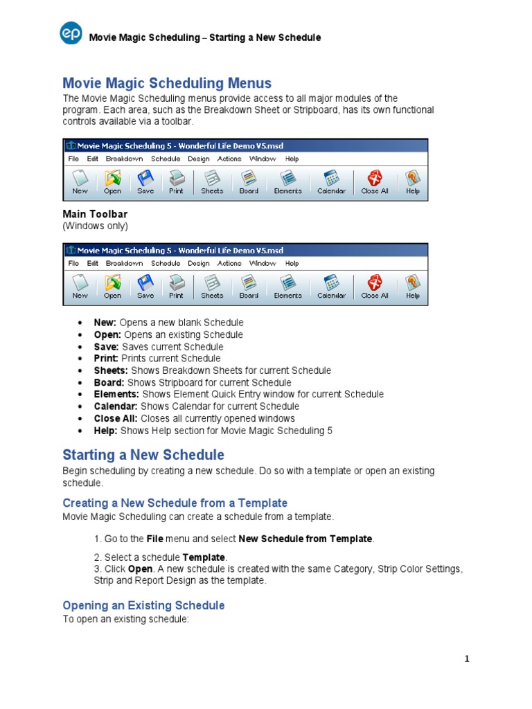 Starting A New Schedule in MMS | PDF | Wellness | Computers