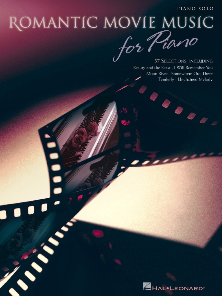 Romantic Movie Music For Piano. Songbook Contains 37 Romantic Sheet ...