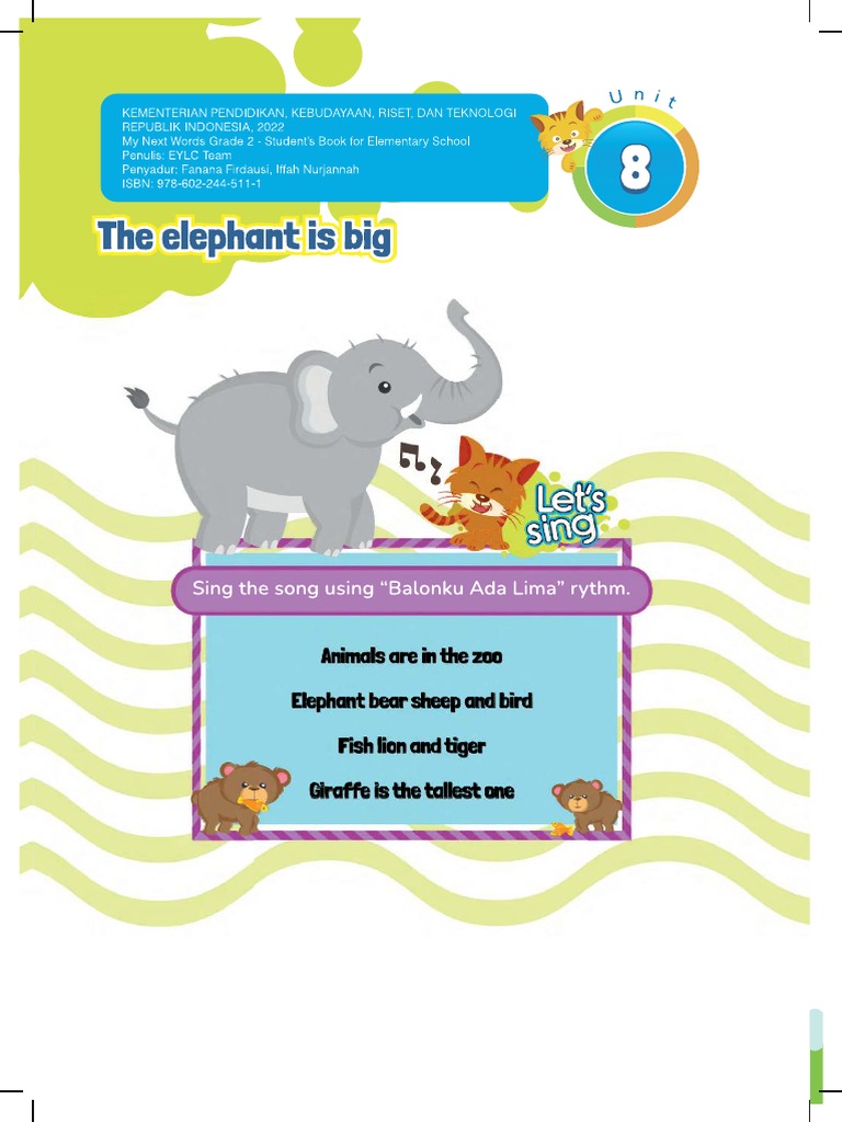 Buku Murid Bahasa Inggris - My Next Words Grade 2 - Student's Book For Elementary School Bab 8 ...