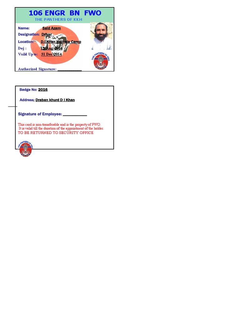 Kifayat card(1) | PDF