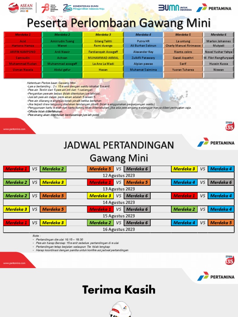 Perlombaan Gawang Mini | PDF