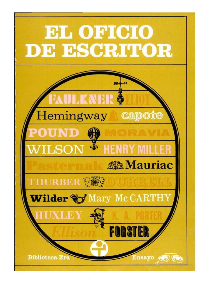 El Oficio de Escritor PDF | PDF
