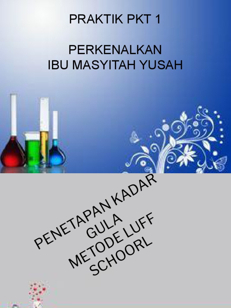 Penetapan Kadar Gula Metode Luff-Schoorl | PDF