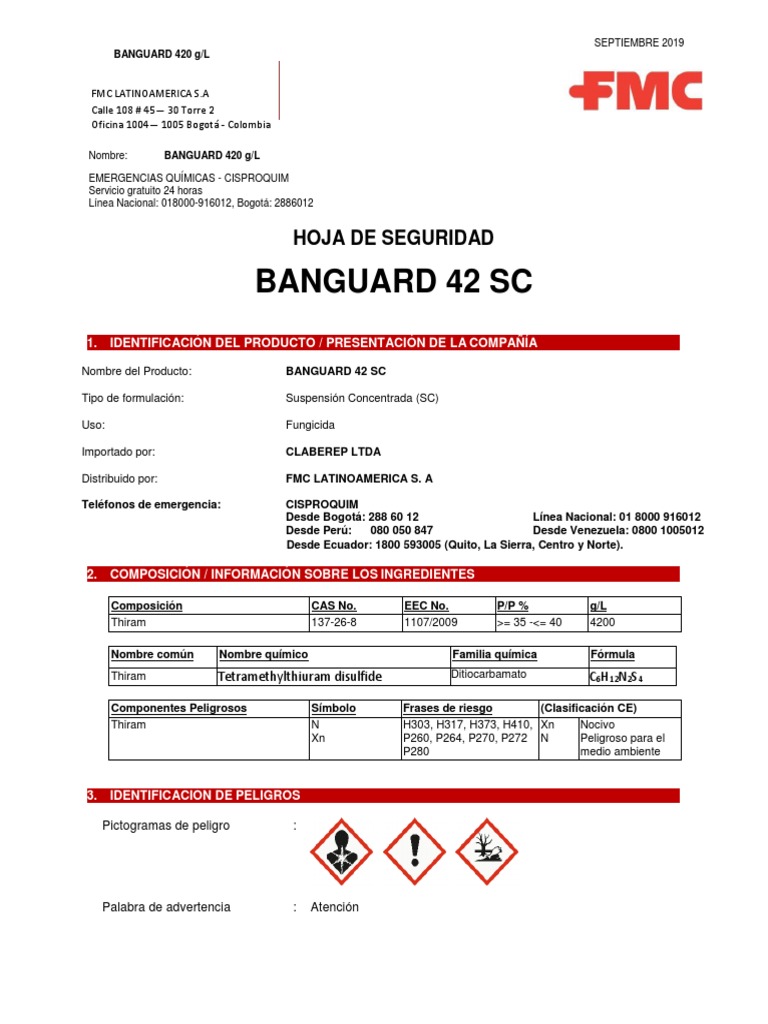 Banguard 42 SC HS | PDF