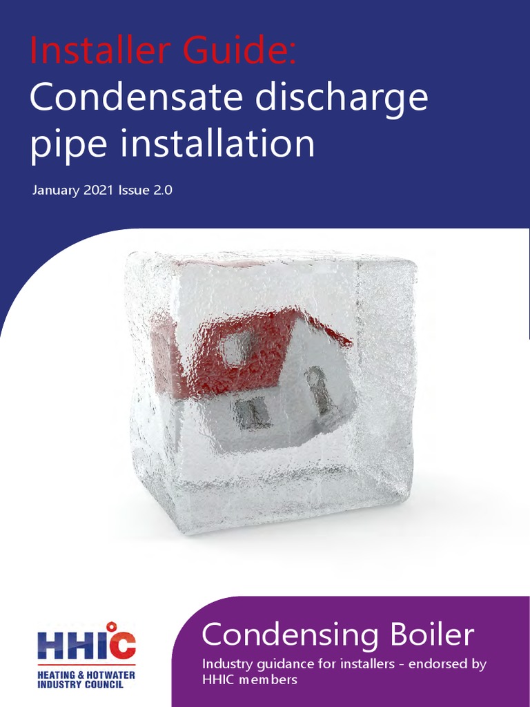 Sizing and design of condensate drain pipe | PDF