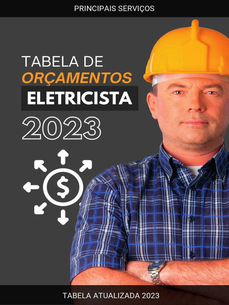 Tabela de Orcamentos Do Eletricista 2023 | PDF