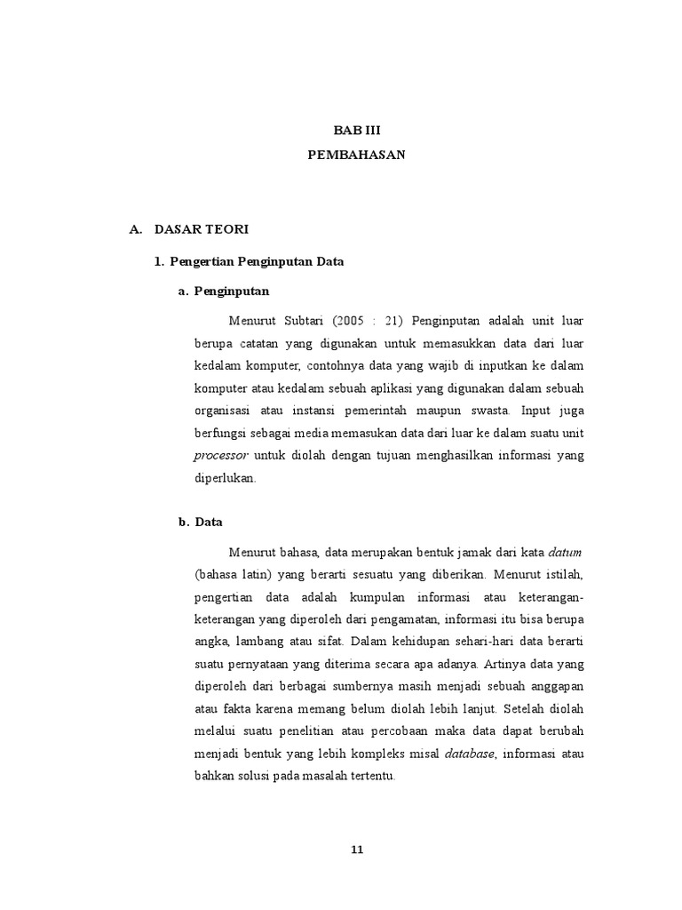 BAB III Laporan PKL | PDF