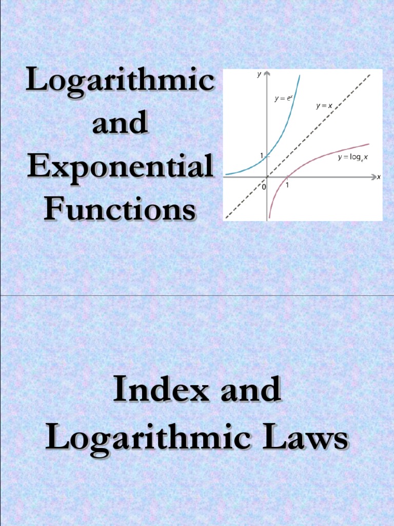 6 6 Log Exp Functions Pdf Logarithm Combinatorics