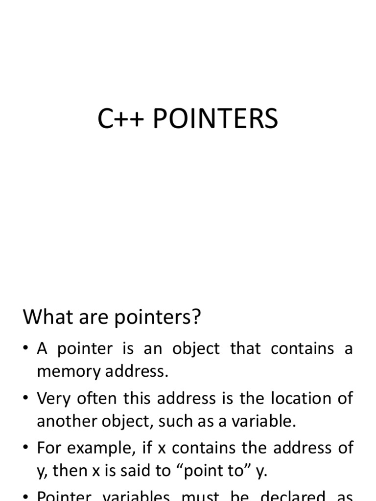 C Pointers Pdf Pointer Computer Programming Integer Computer Science 2023