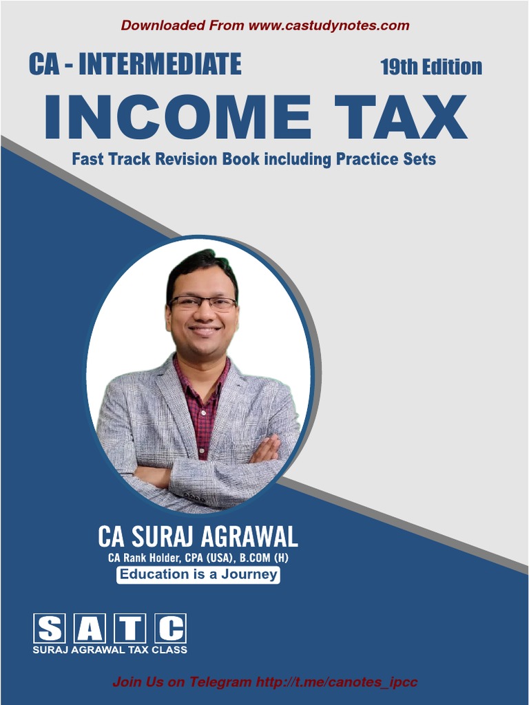1c CA Intermediate Income Tax Revision Book Ay 22-23-19th Edition | PDF