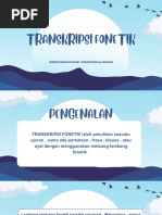 Contoh Transkripsi Fonetik | PDF