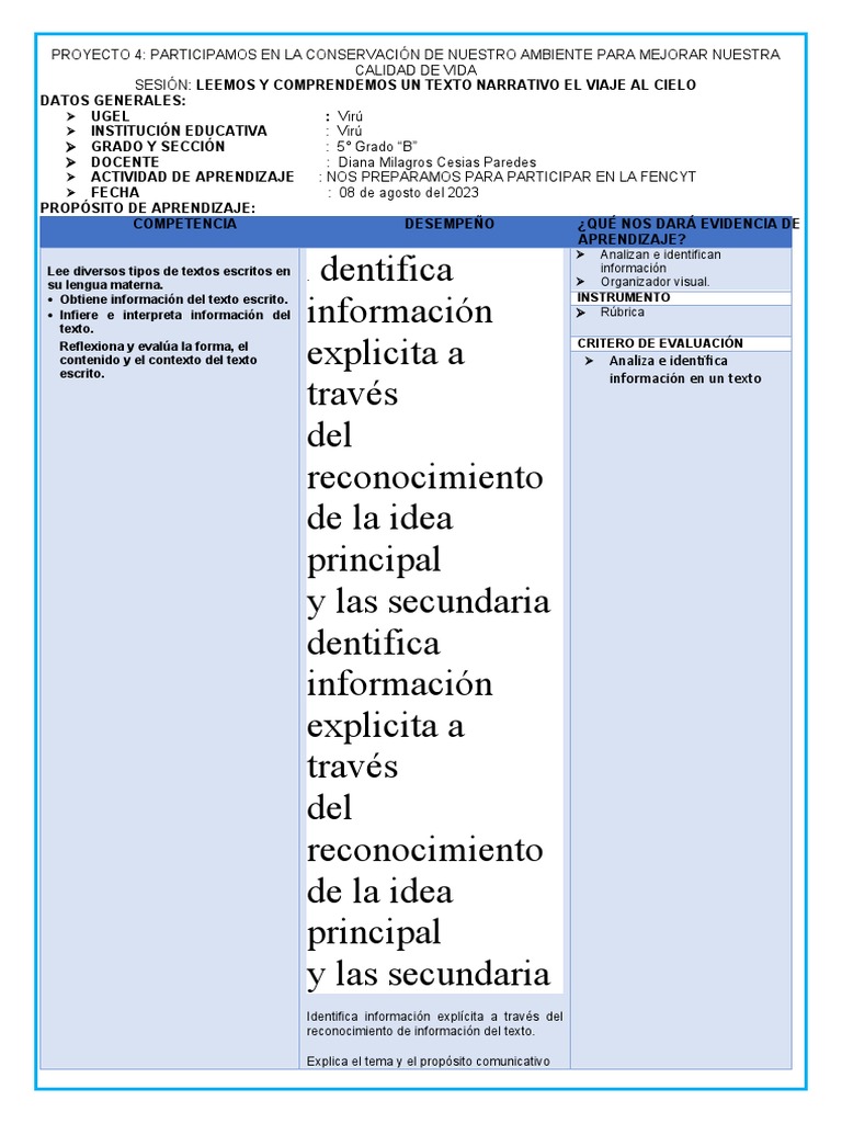 Lectura El Viaje Al Cielo | Descargar gratis PDF | Aprendizaje ...