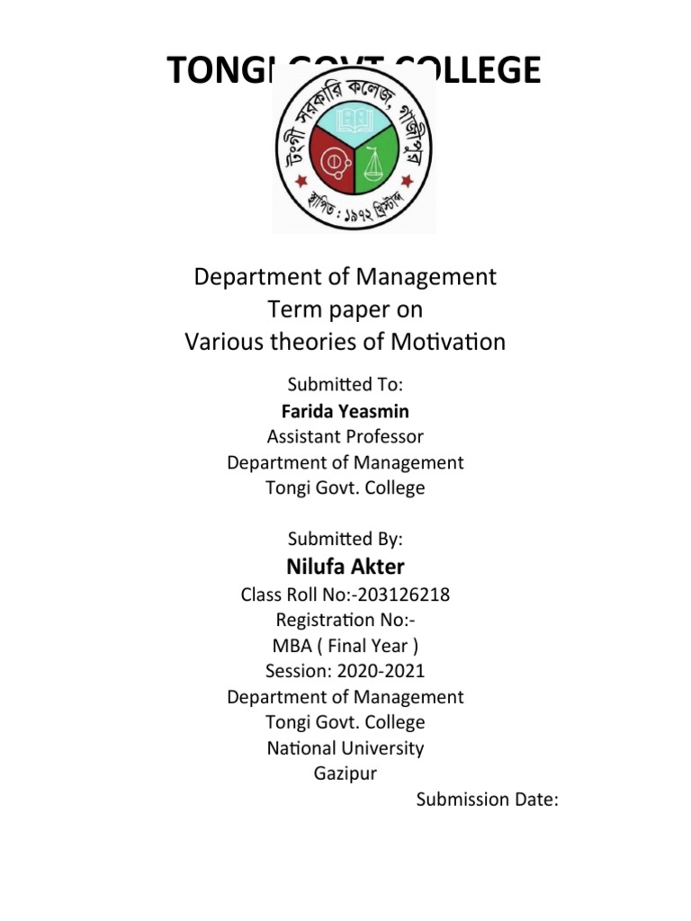 Department of Management | PDF