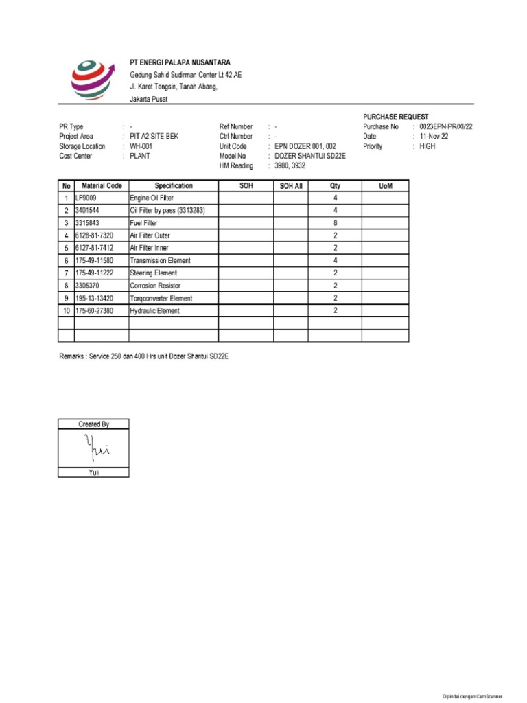 PR 003 - Service 250 4000 Shantui Sd22e | PDF