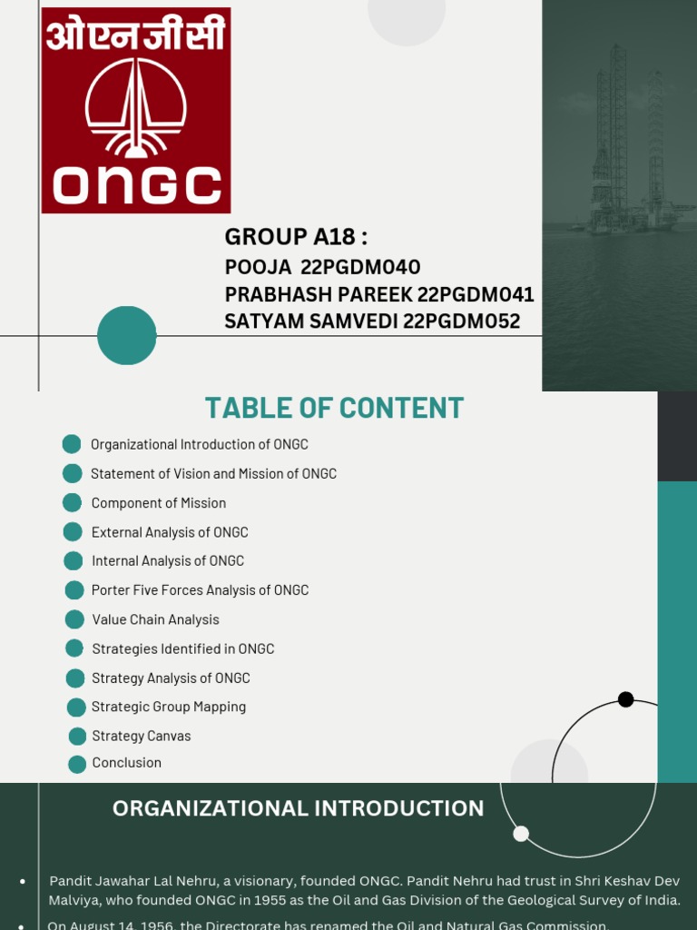 SM-I Group A18 ONGC | PDF