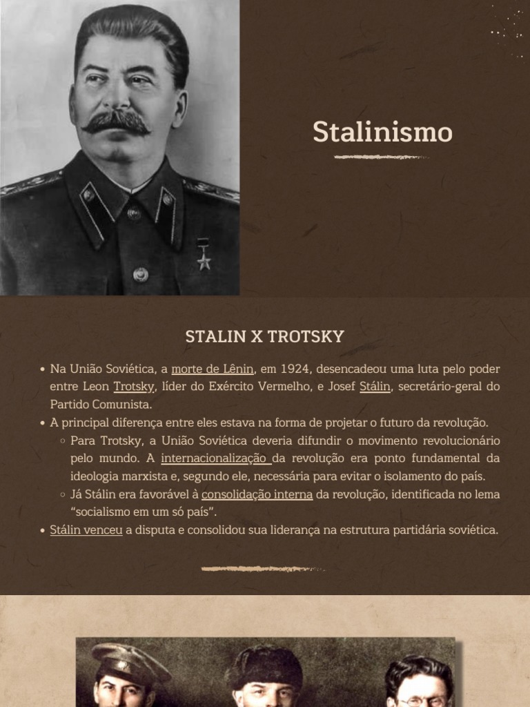 20 - Stalinismo | PDF | União Soviética | Política mundial