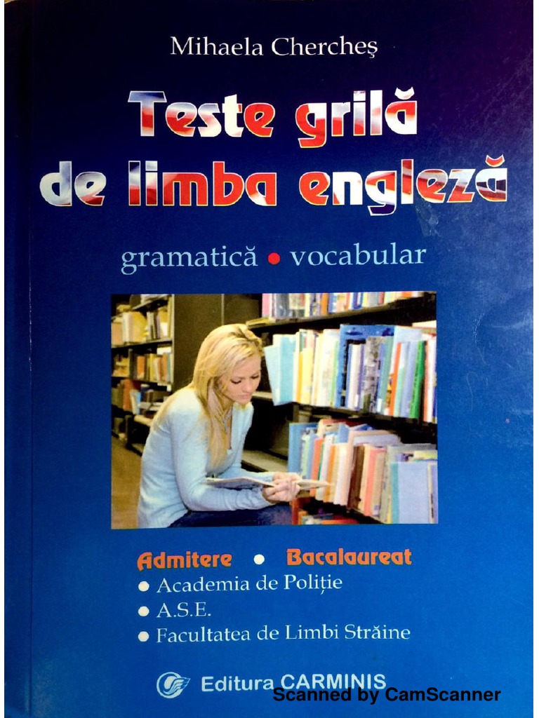Teste Engleza Mihaela Cherches | PDF