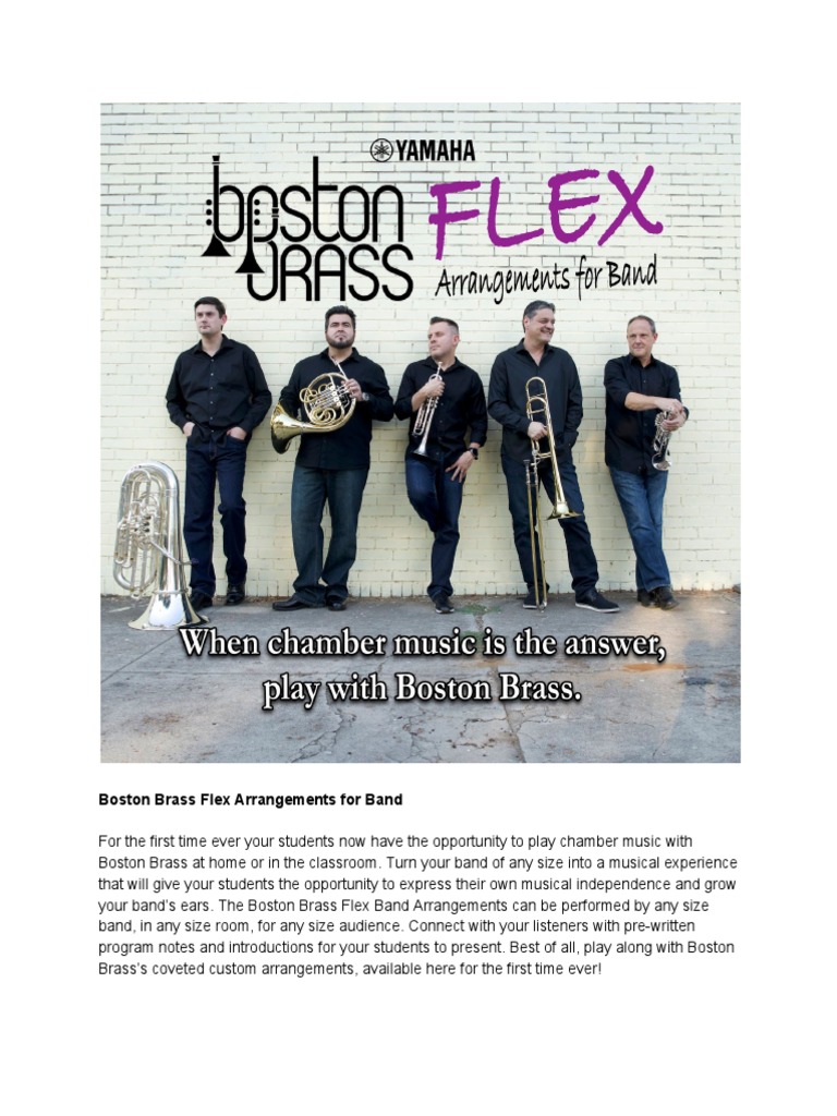 Boston Brass Flex (1) | PDF