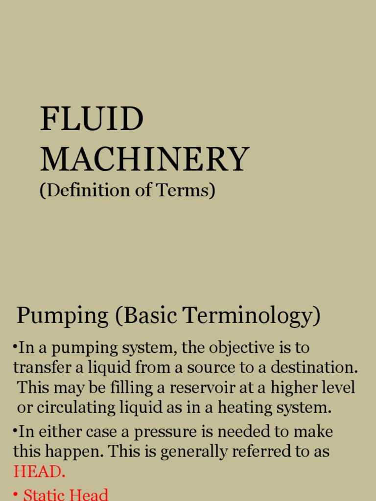 FluMach Definition of Terms | PDF