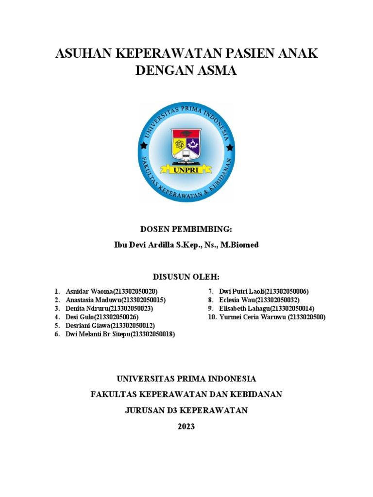 Askep Asma Pada Anak | PDF