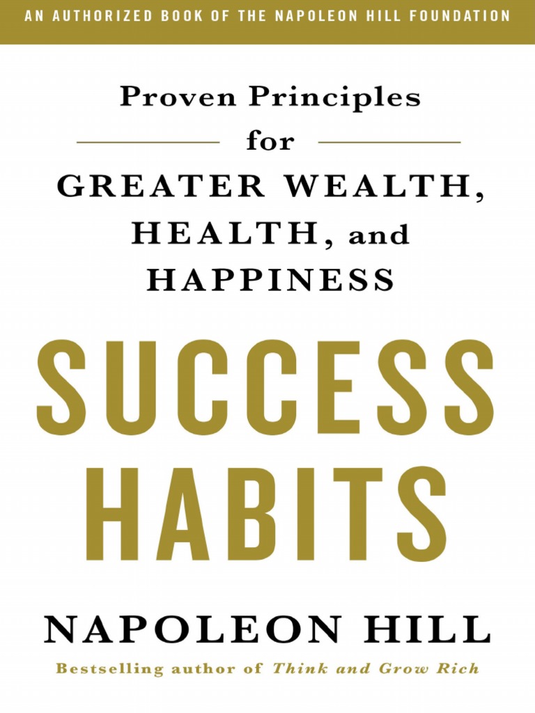 Success Habits Napoleon Hill Pdf