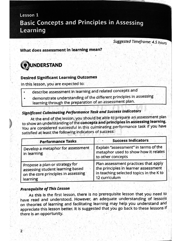 EDUC 5 - Text Book Reference - Lesson 1 | PDF