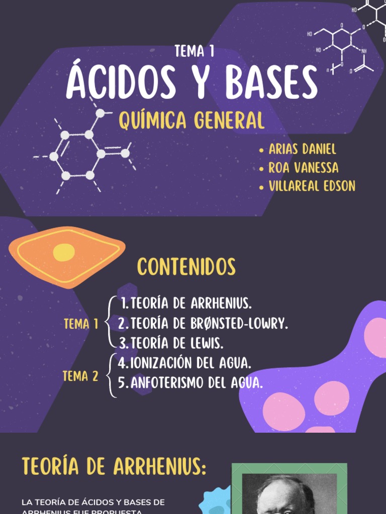 Anfoterismo del Agua en Química | PDF | Ácido | Física Molecular