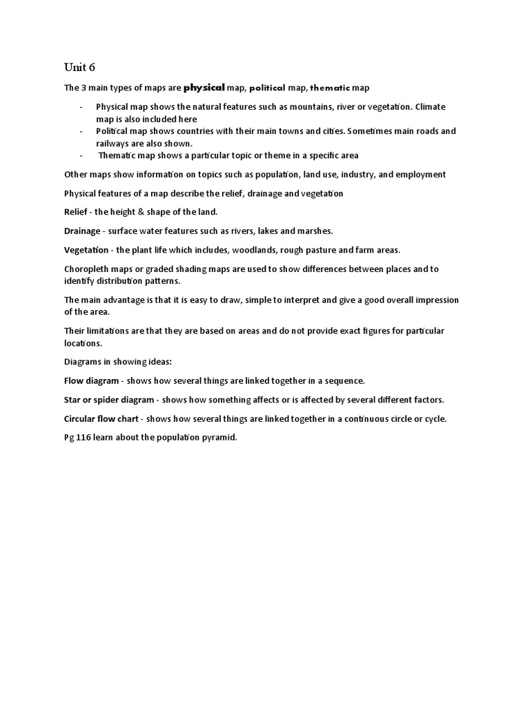 Unit 6 Maps | PDF