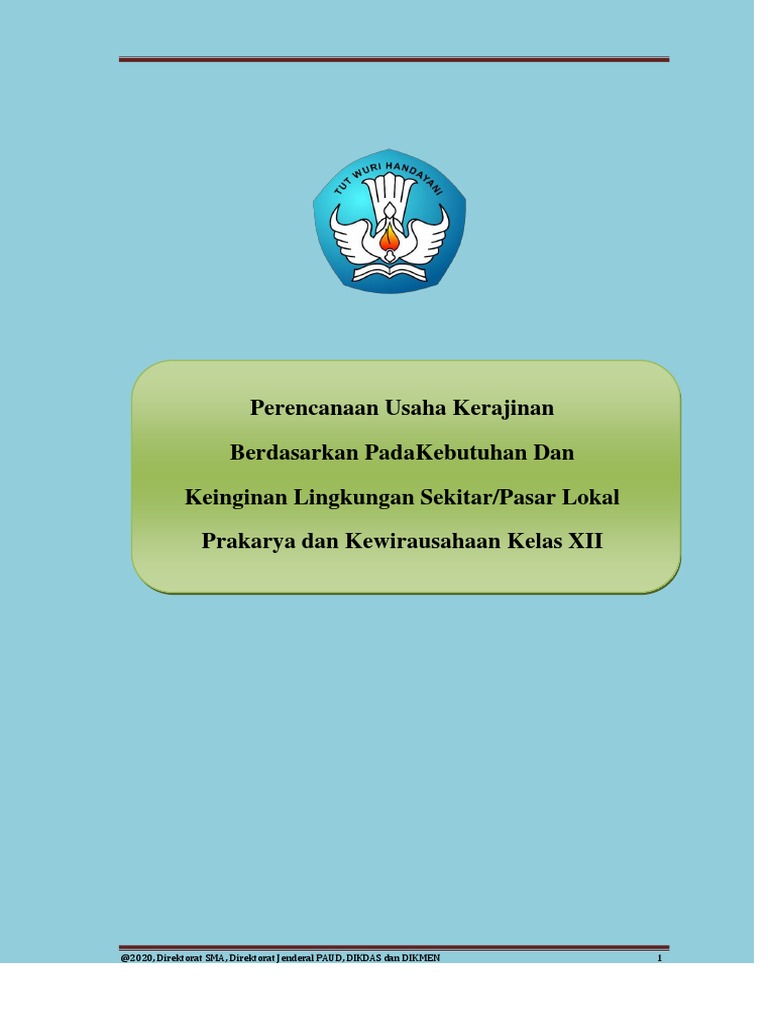 Bahan Buku PKWU | PDF | Seni