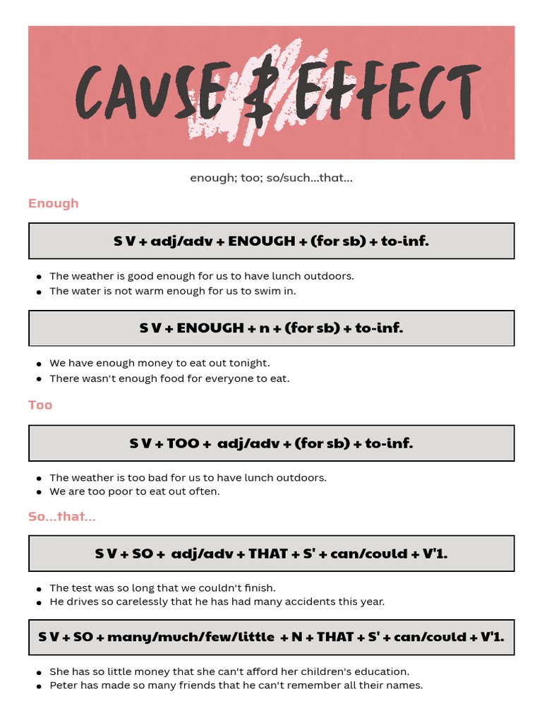 CAUSE&EFFECT | PDF