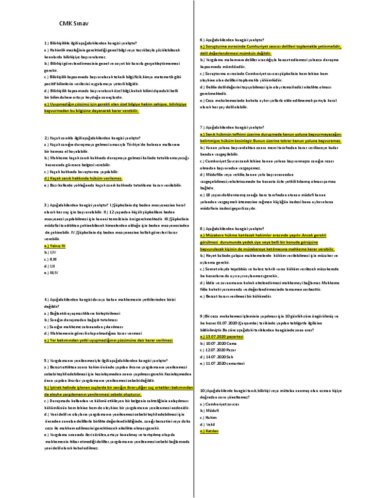 Ceza Usul Final | PDF