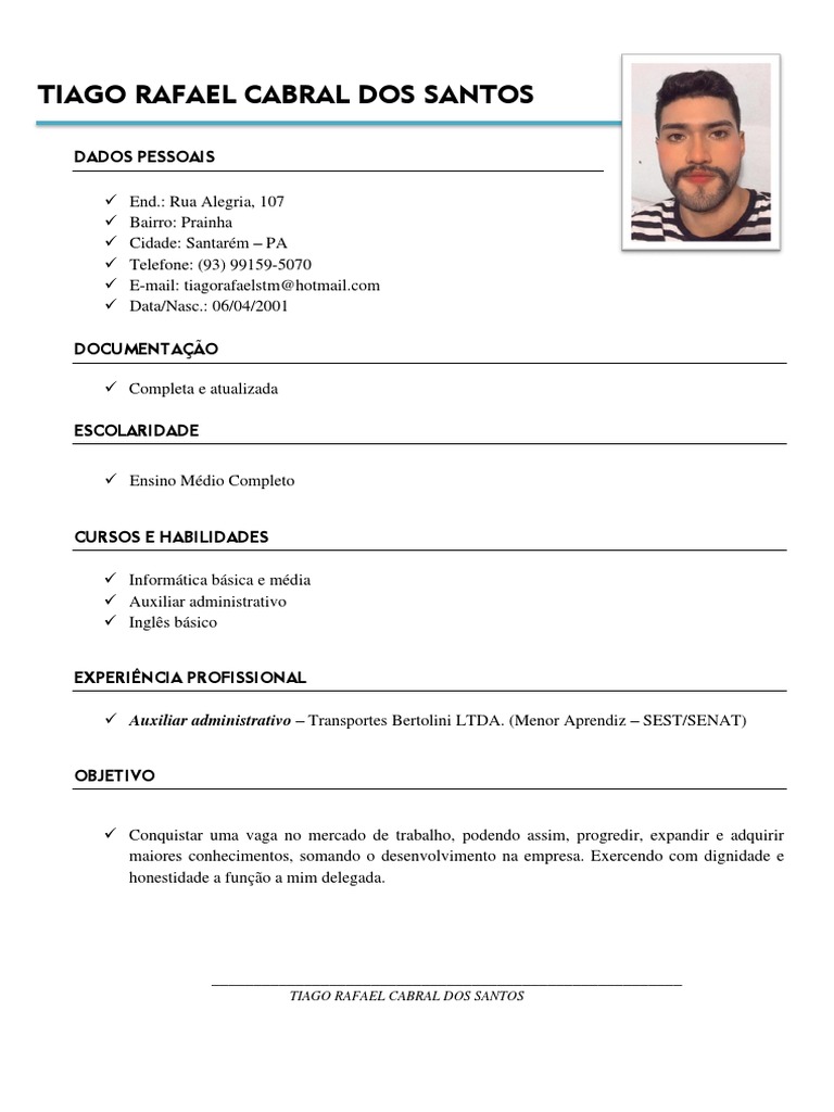 Tiago Rafael Cabral Dos Santos | PDF Tiago Rafael Cabral Dos Santos | PDF
