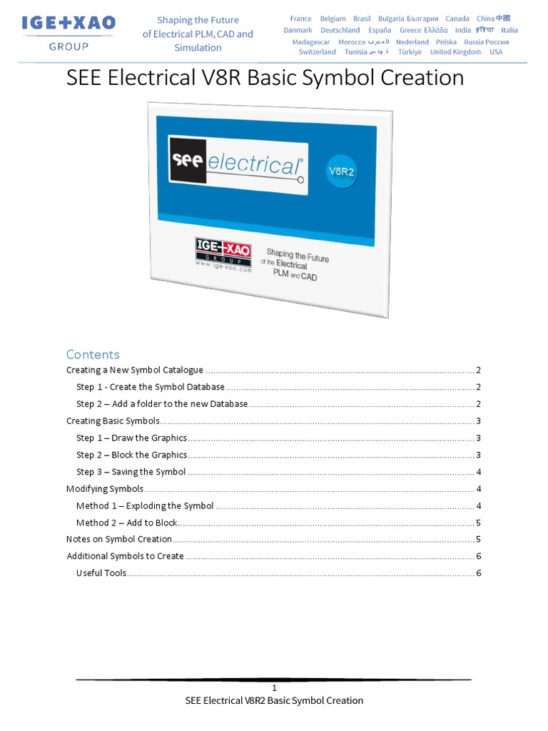 SEE Electrical V8R2 Basic Symbol Creation (Rev2) | PDF | Business ...