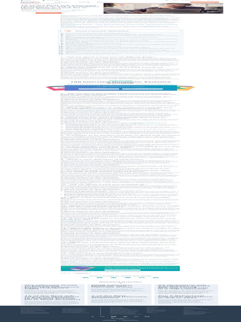 16 of The Best Job Interview Questions To Ask Candidates (And What To ...