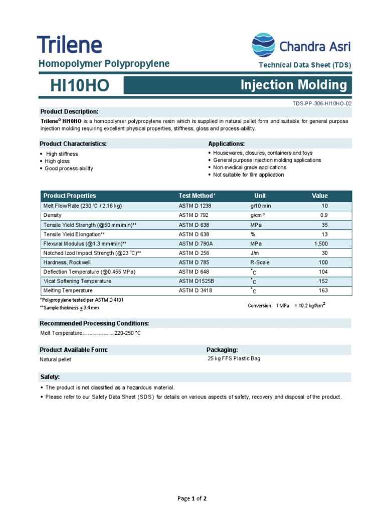 TDS PP 306 Hi10ho 02 2 | PDF