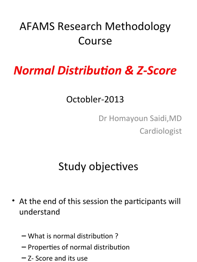 Normal Distribution and Z-Score | PDF | Standard Score | Standard Deviation