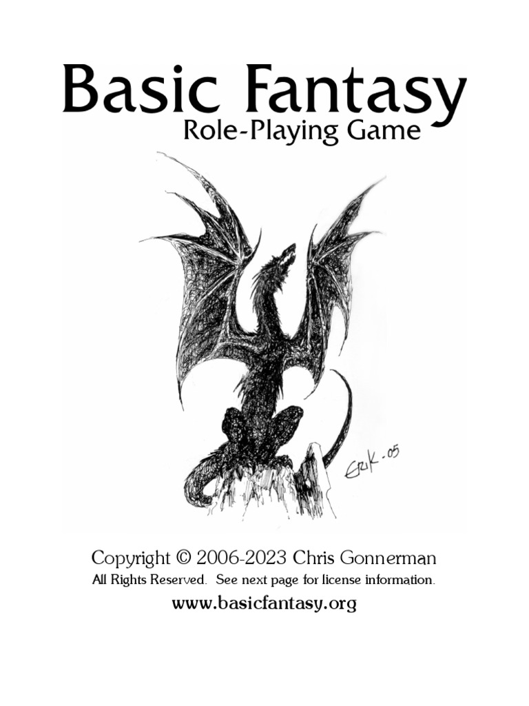 Basic Fantasy RPG Rules r133 | PDF