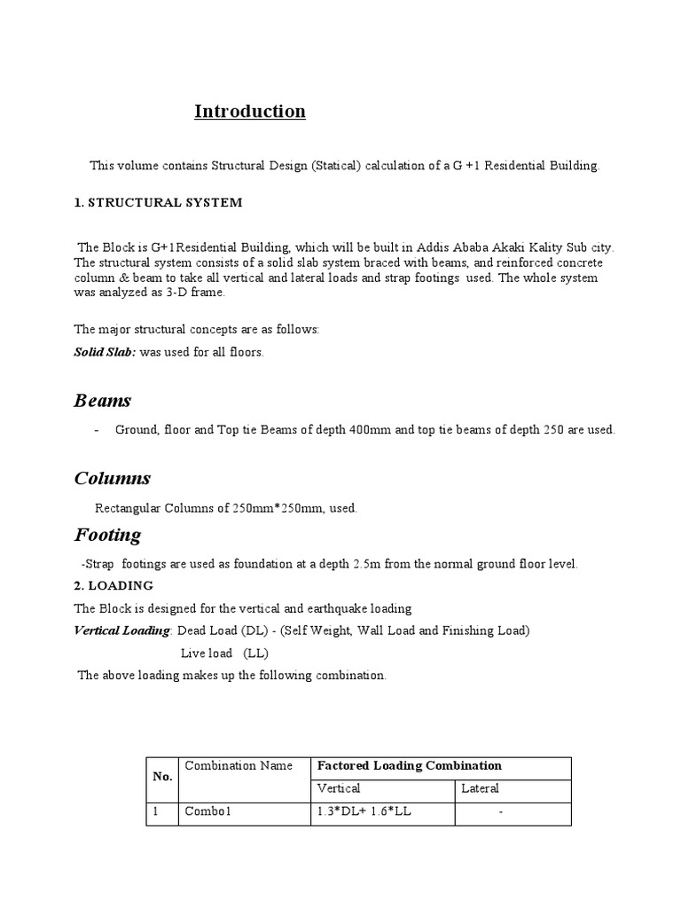 Staticaculationr Mod | PDF | Beam (Structure) | Framing (Construction)