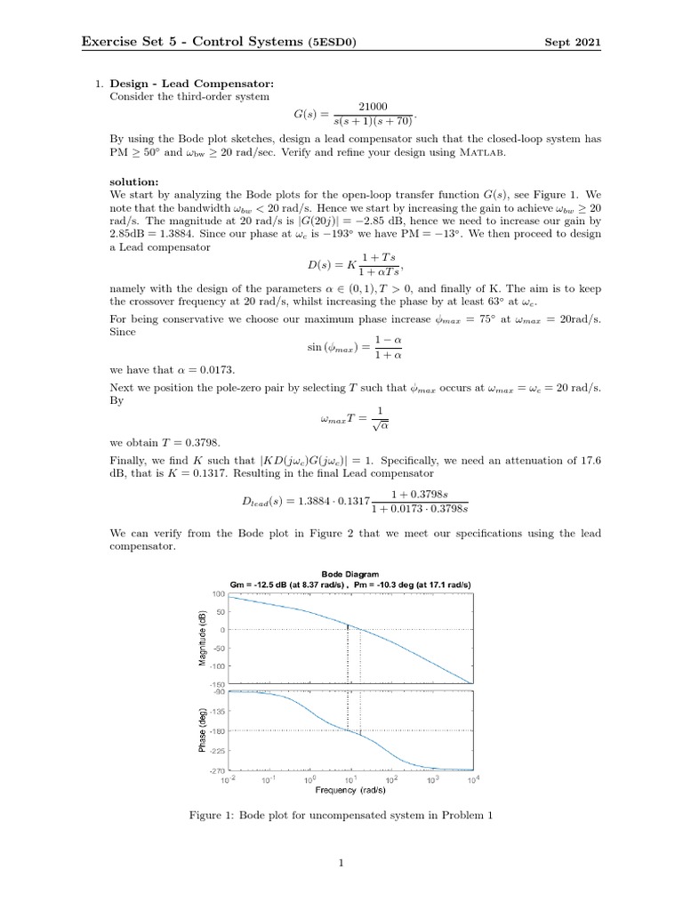 Solution Set 5 | Download Free PDF | Electronics | Signal Processing