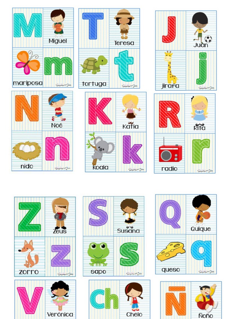 Abecedario Trabajo | PDF