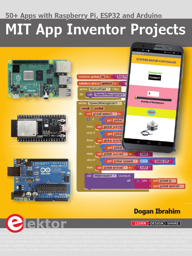 MIT App Inventor Projects 50+ Apps With Raspberry Pi, ESP32 and Arduino - Compressed | PDF ...