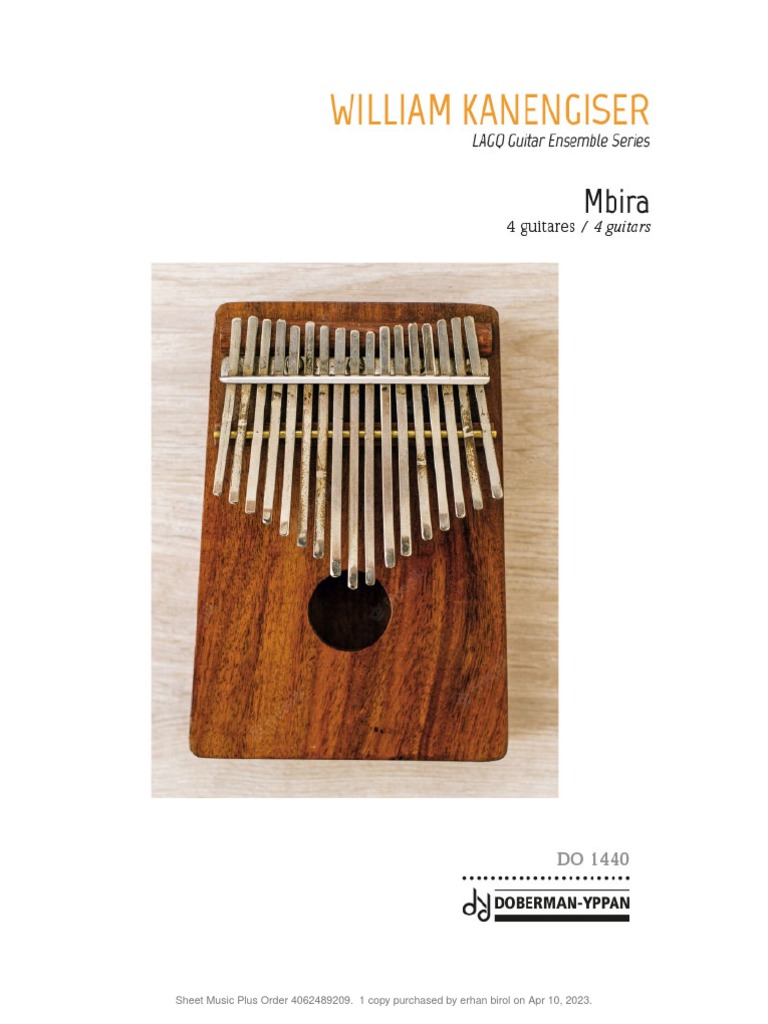 Mbira | PDF | Musical Compositions | Music Theory